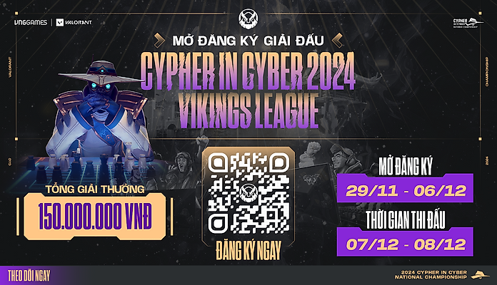CHÍNH THỨC MỞ ĐĂNG KÝ GIẢI ĐẤU "CYPHER IN CYBER 2024" - SÂN CHƠI BÙNG ...