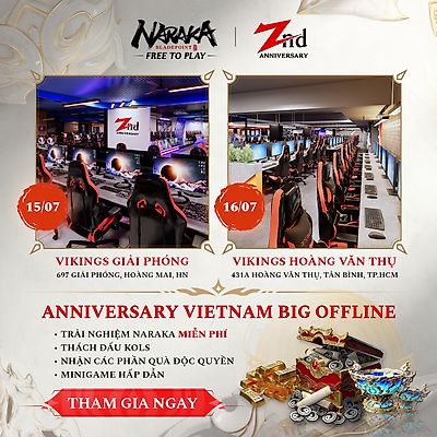 NARAKA Two-Year Anniversary Offline Event | Vikings Cyber